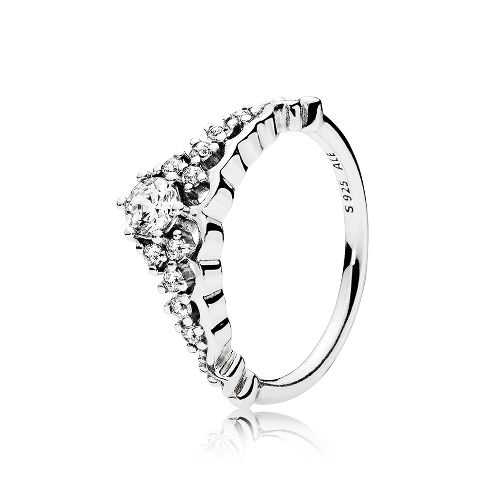Fairy Tale Tiara Wishbone Ring - PandoraShop Online