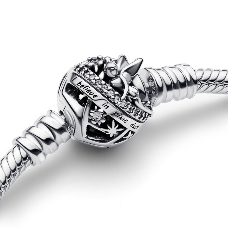Disney Tinker Bell Clasp Moments Snake Chain Bracelet - PandoraShop Online