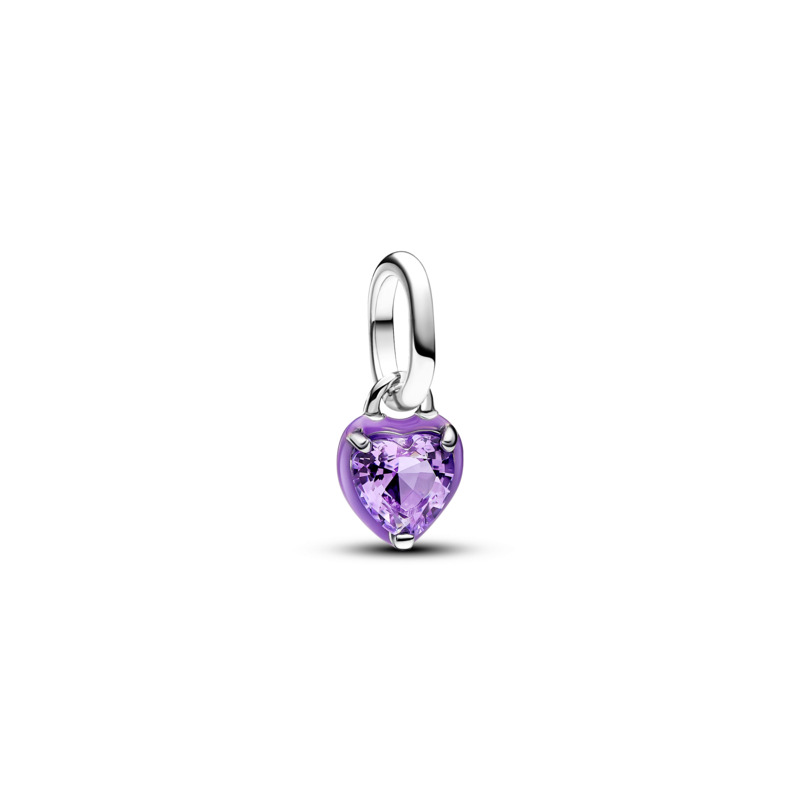 Pandora ME Purple Chakra Heart Mini Dangle Charm - PandoraShop Online